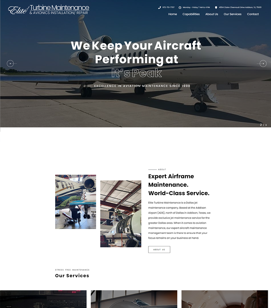 Web Design - Big Fish